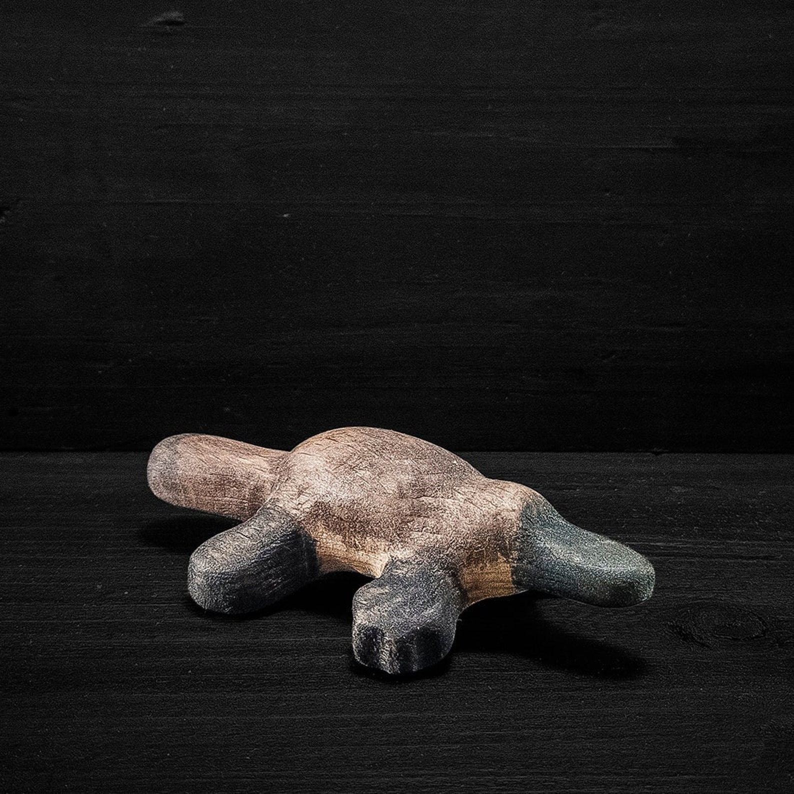 Wooden Toy Platypus Wooden Platypus Figurine Wooden - Etsy