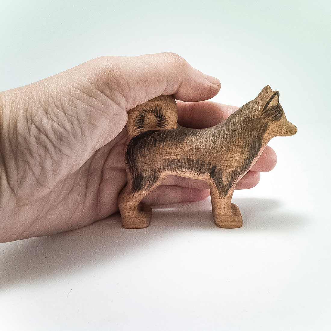 Wooden Toy Inuit Dog Wooden Sled Dog Wooden Inuit Dog - Etsy