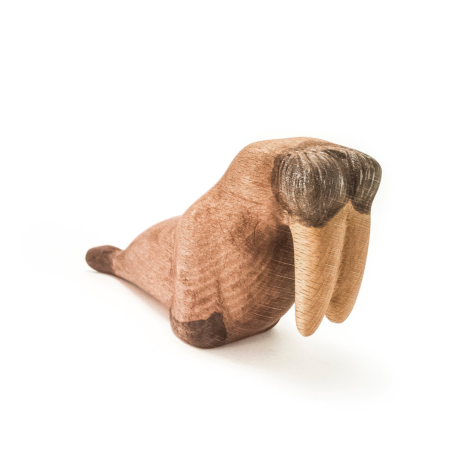 Wooden Toy Walrus Wooden Walrus Wooden Polar Animal | Etsy