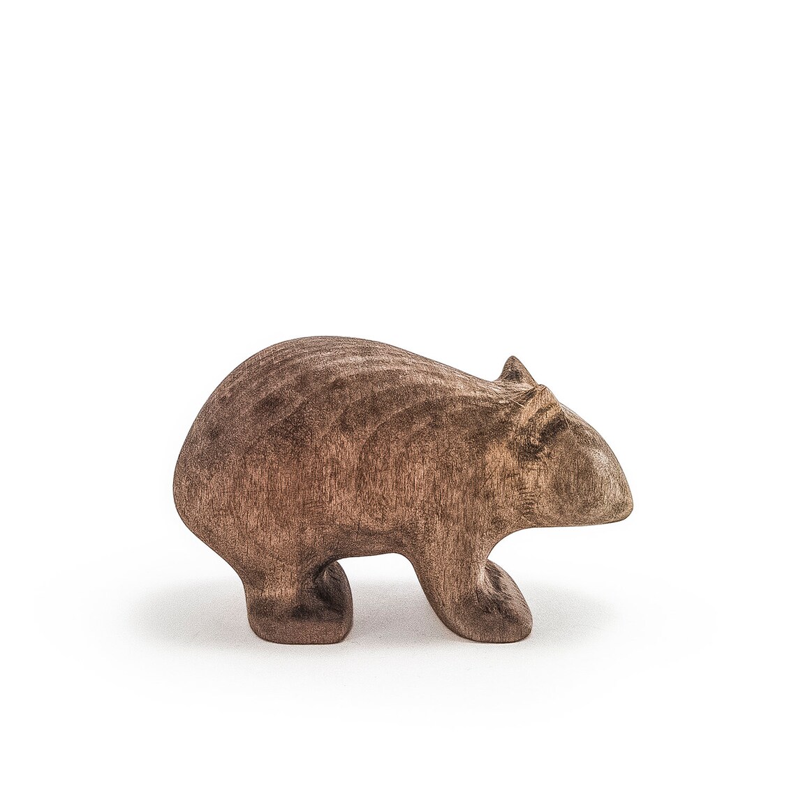 Wooden Toy Wombat Wooden Wombat Figurine Wooden Australian - Etsy Hong Kong