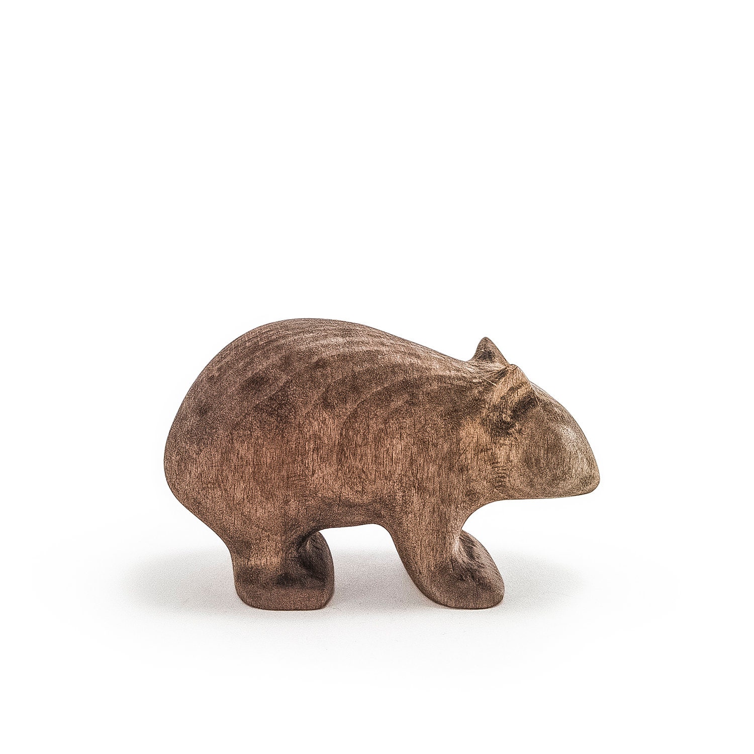 Wooden Toy Wombat Wooden Wombat Figurine Wooden Australian - Etsy Australia
