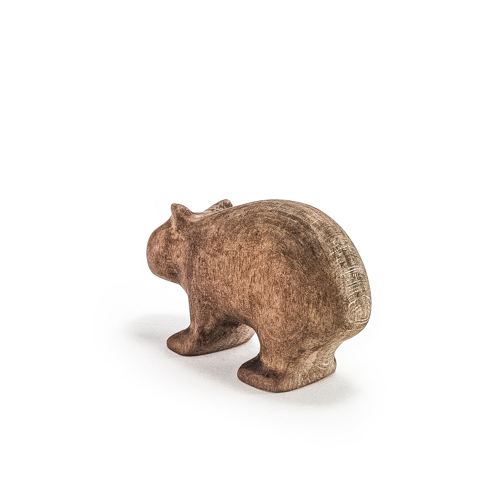 Wooden Toy Wombat Wooden Wombat Figurine Wooden Australian - Etsy