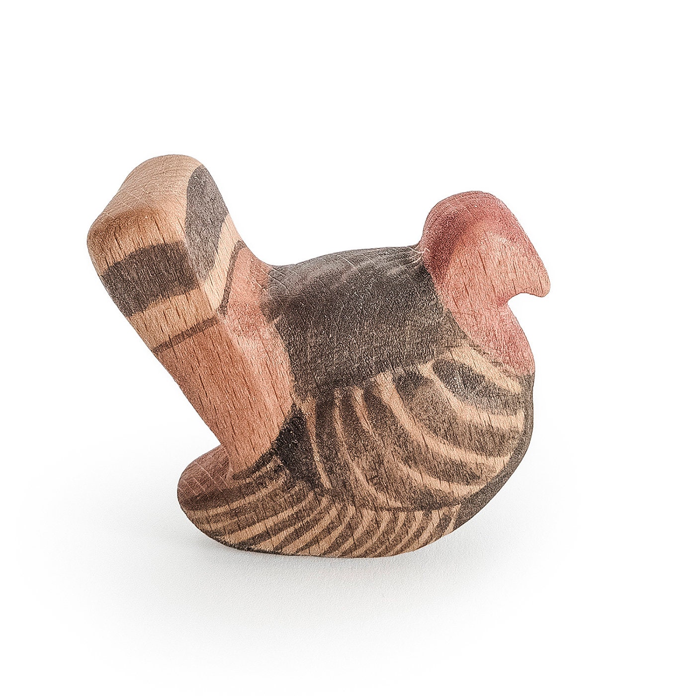 Wooden Turkey Toy Wooden Turkey Figurine Wooden Farm Animal - Etsy