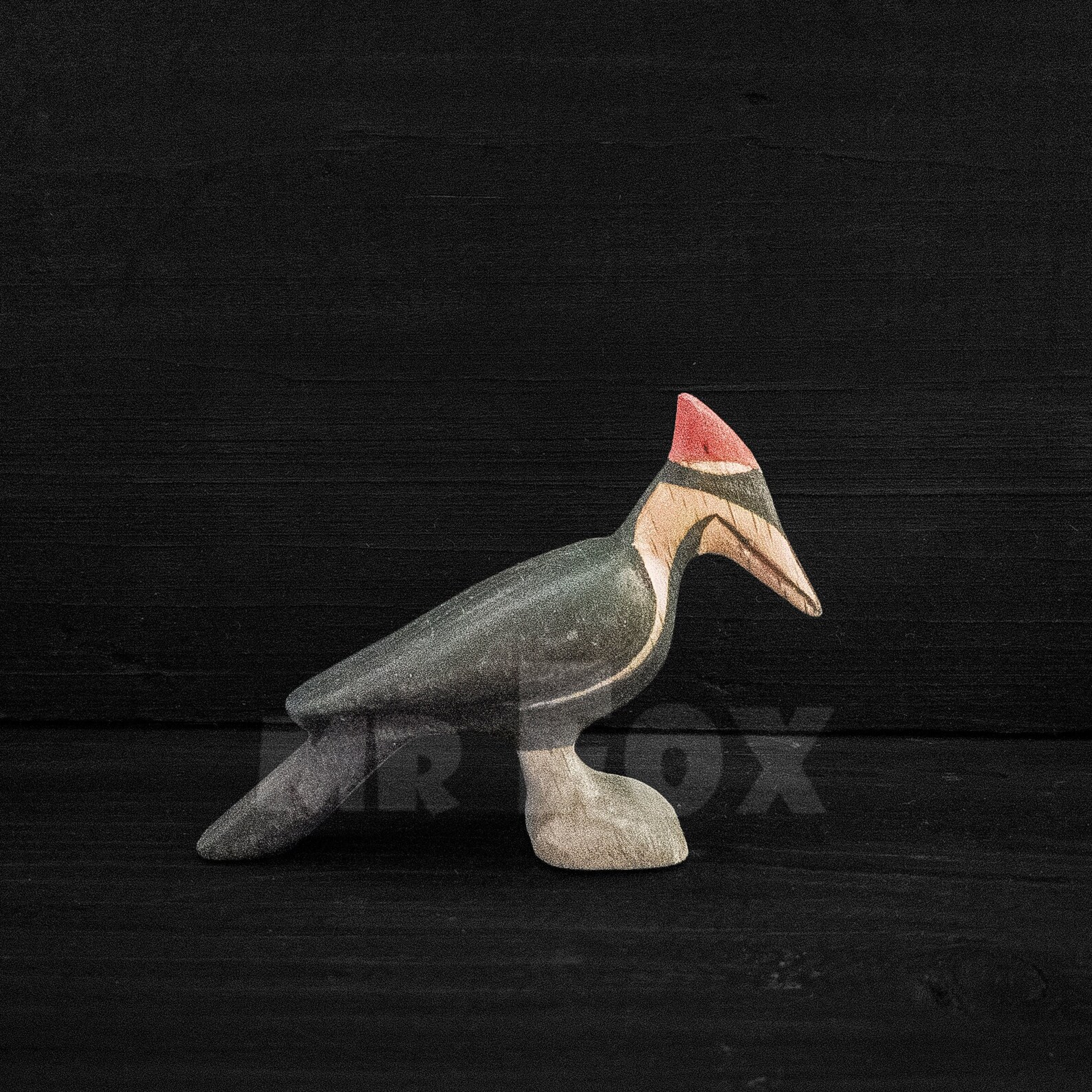 Wooden Pileated Woodpecker Ornament - Wooden Woodpecker Figurine ...