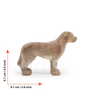 Wooden Labrador Retriever Yellow Toy - Wooden Dog Figurine - Gift for ...