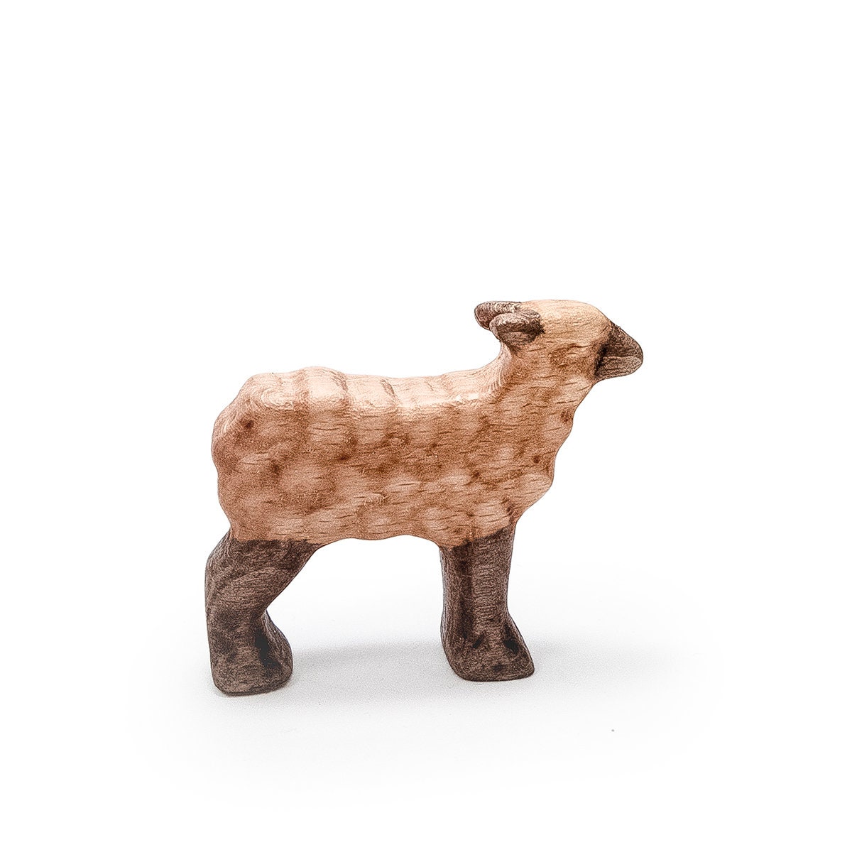 Wooden Toy Lamb Wooden Lamb Figurine - Etsy