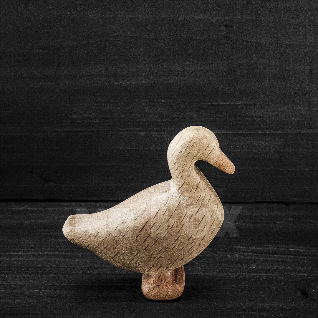 Wooden Duck Toy - Wooden Duck Figurine - Wooden Farm Animals - Wooden ...