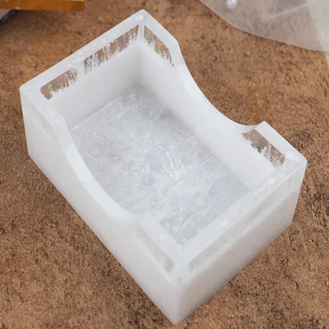 Round coaster resin mold Square coaster silicone molds | Etsy