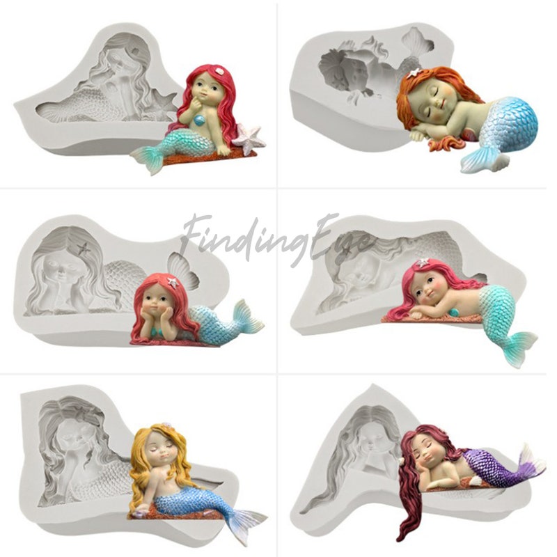 Silicone Mermaid Moulds - Etsy