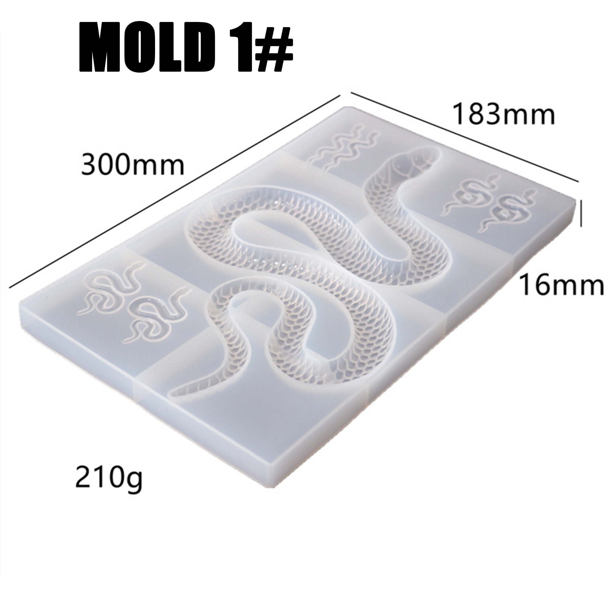 Large Size Snake Resin Mold Glossy Silicone Snake Mold Snake - Etsy UK