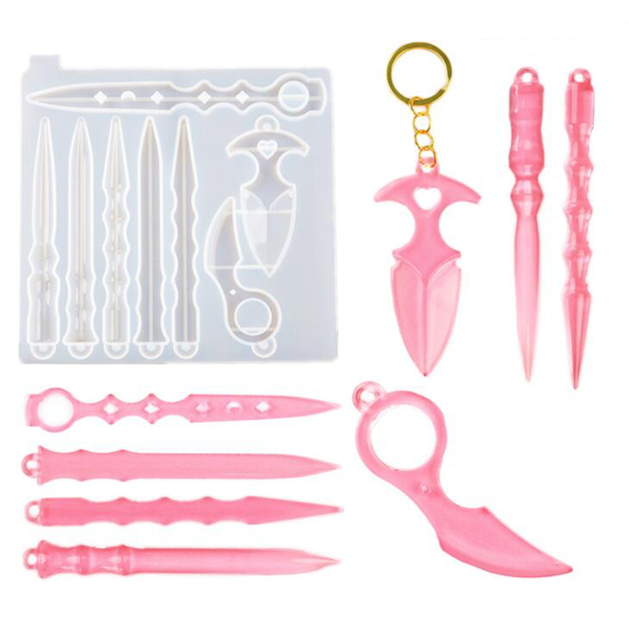 Dagger Resin Molds Sword Silicone Mold Opening Knife Resin - Etsy