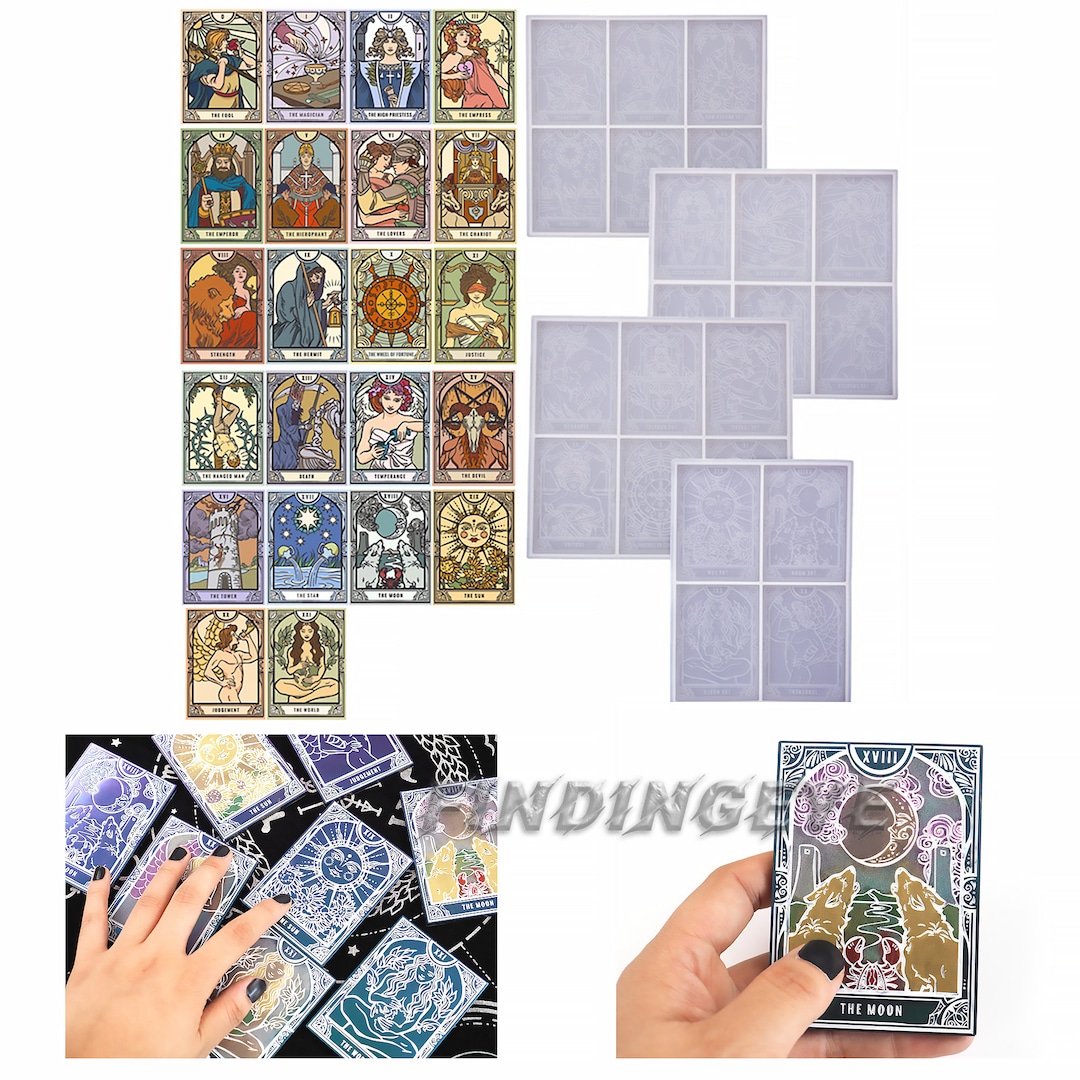 Create Your Own Tarot Deck With Large Resin Molds 4 Styles of Silicone ...