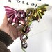 Double Dragon Twine Pattern With Wings Wall Decoration Pendant Silicone ...
