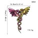 Double Dragon Twine Pattern With Wings Wall Decoration Pendant Silicone ...