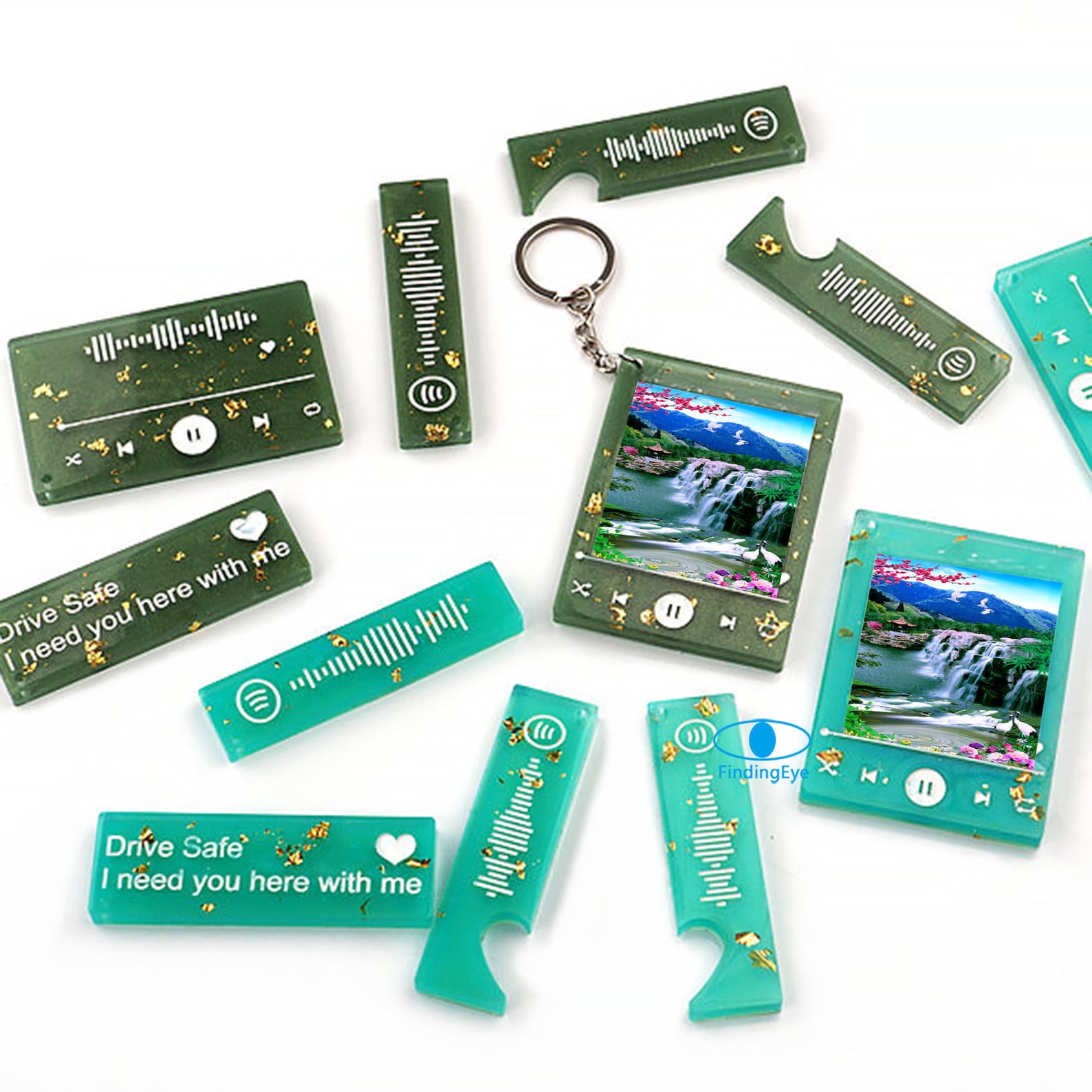 Music Player Keychain Resin Mold Album Mold Media Video | Etsy