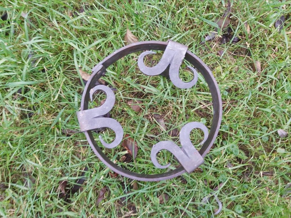 Forged Tripod Medieval Steel Tripod Historical Reenactment - Etsy