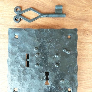 Steel Lock Handmade, Hand Forged Lock, Reco Medieval Lock, Middle Age ...