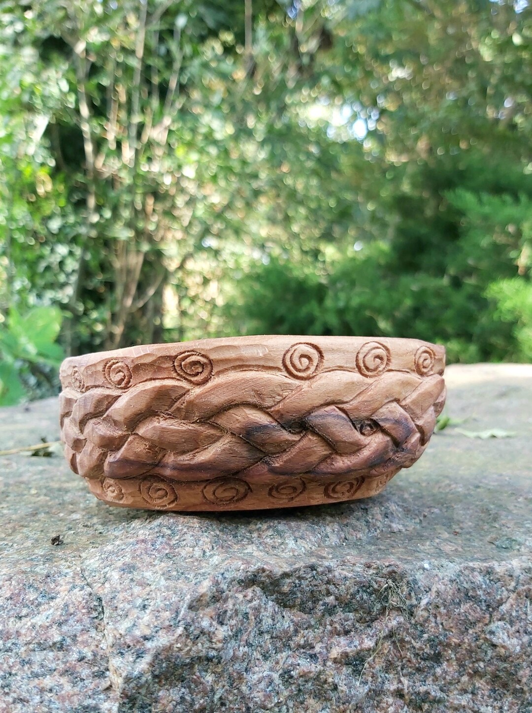Viking Bowl Handmade of Beech Wood Bowl, 12 Cm Bowl, Autumn Soup Bowl ...