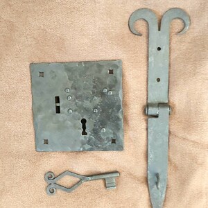 Steel Lock Handmade, Hand Forged Lock, Reco Medieval Lock, Middle Age ...