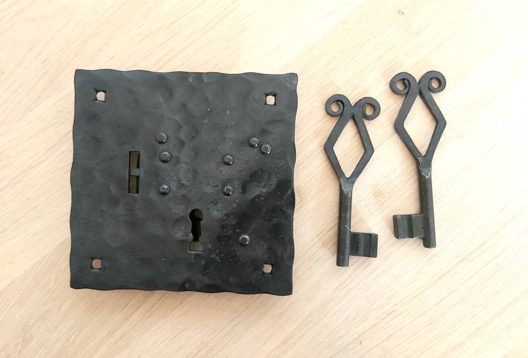 Steel Lock Handmade, Hand Forged Lock, Reco Medieval Lock, Middle Age ...