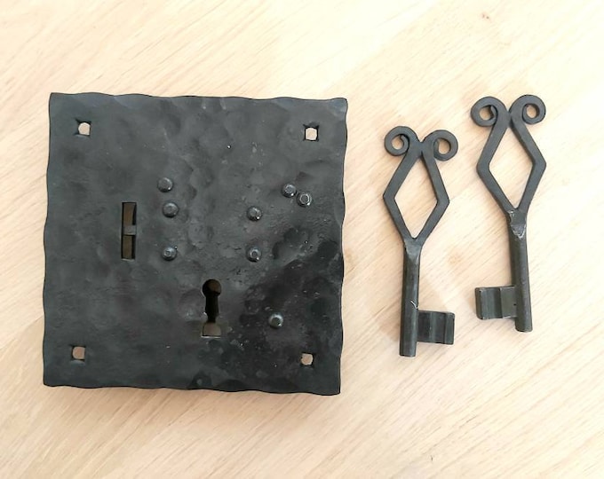 Steel Lock Handmade, Hand Forged Lock, Reco Medieval Lock, Middle Age ...