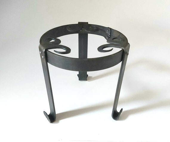 Forged Tripod Medieval Steel Tripod Historical Reenactment - Etsy