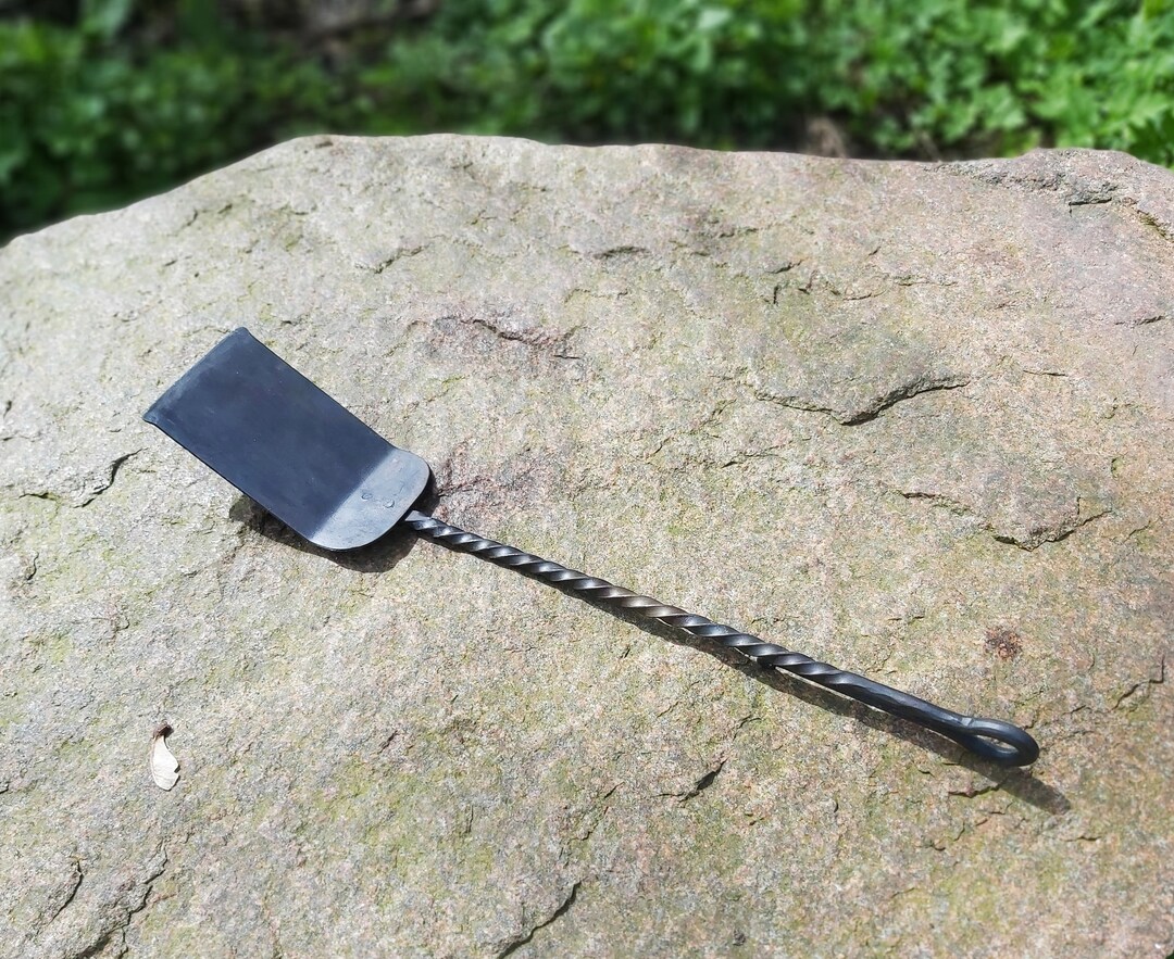 50 Cm Long Steel Spatula, Hand Forged Spatula, Viking Kitchen, Medieval ...