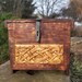 Oak Chest Hand Made, Small Viking Chest With Hand Forged Hinges ...