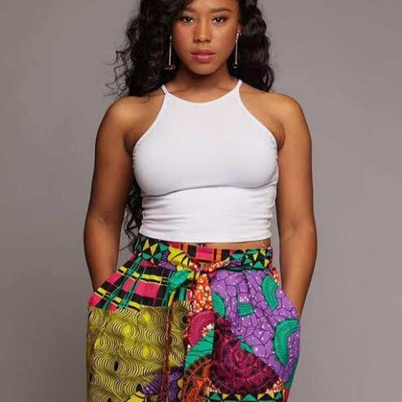 African Print Shorts - Etsy