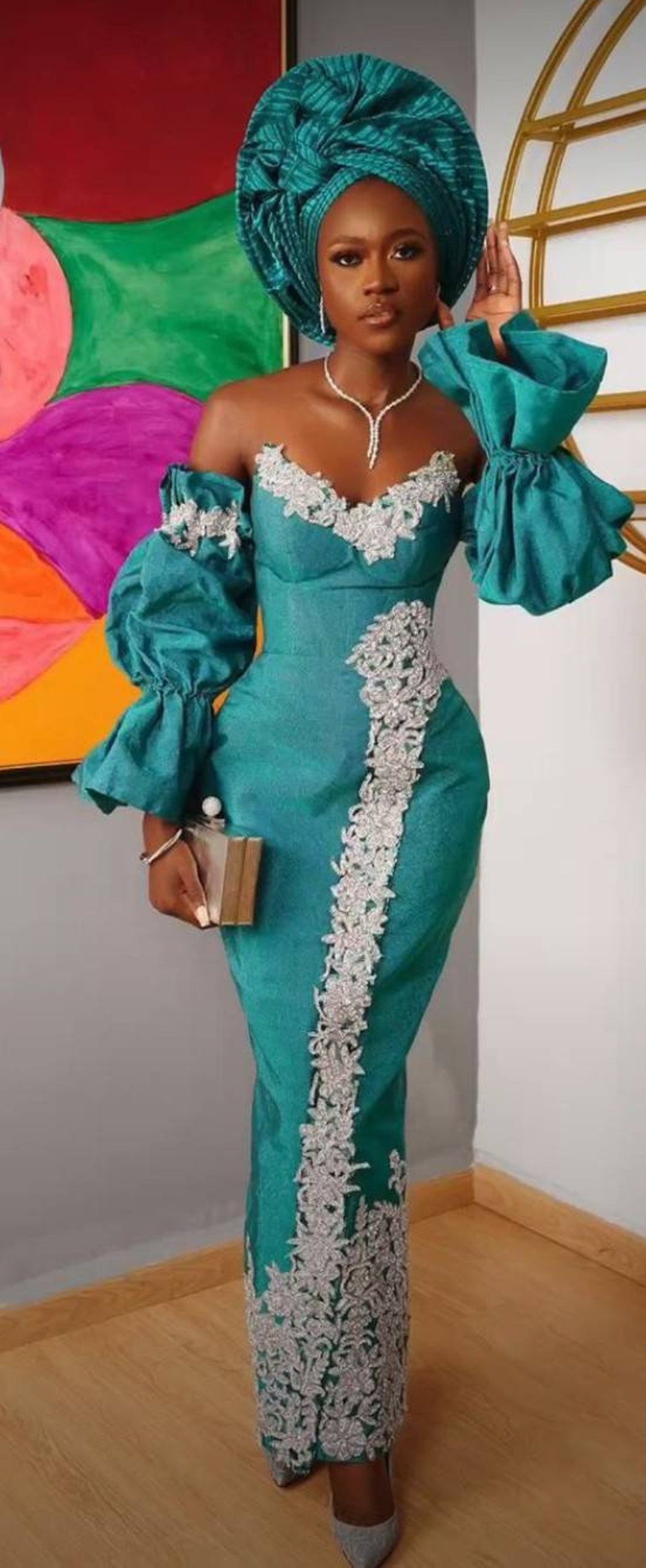 African Traditional Attire,yoruba Wedding Attire,yoruba Bridal Dress ...