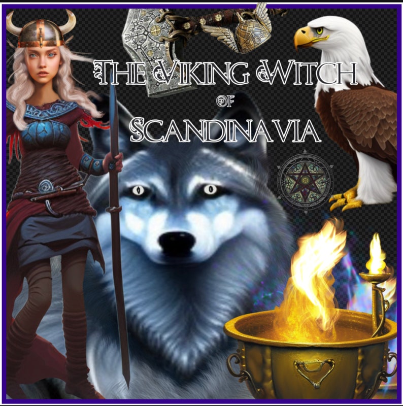Witch Clipart, PNG, Sublimation, Stickers, Best Witchy Art, Viking ...