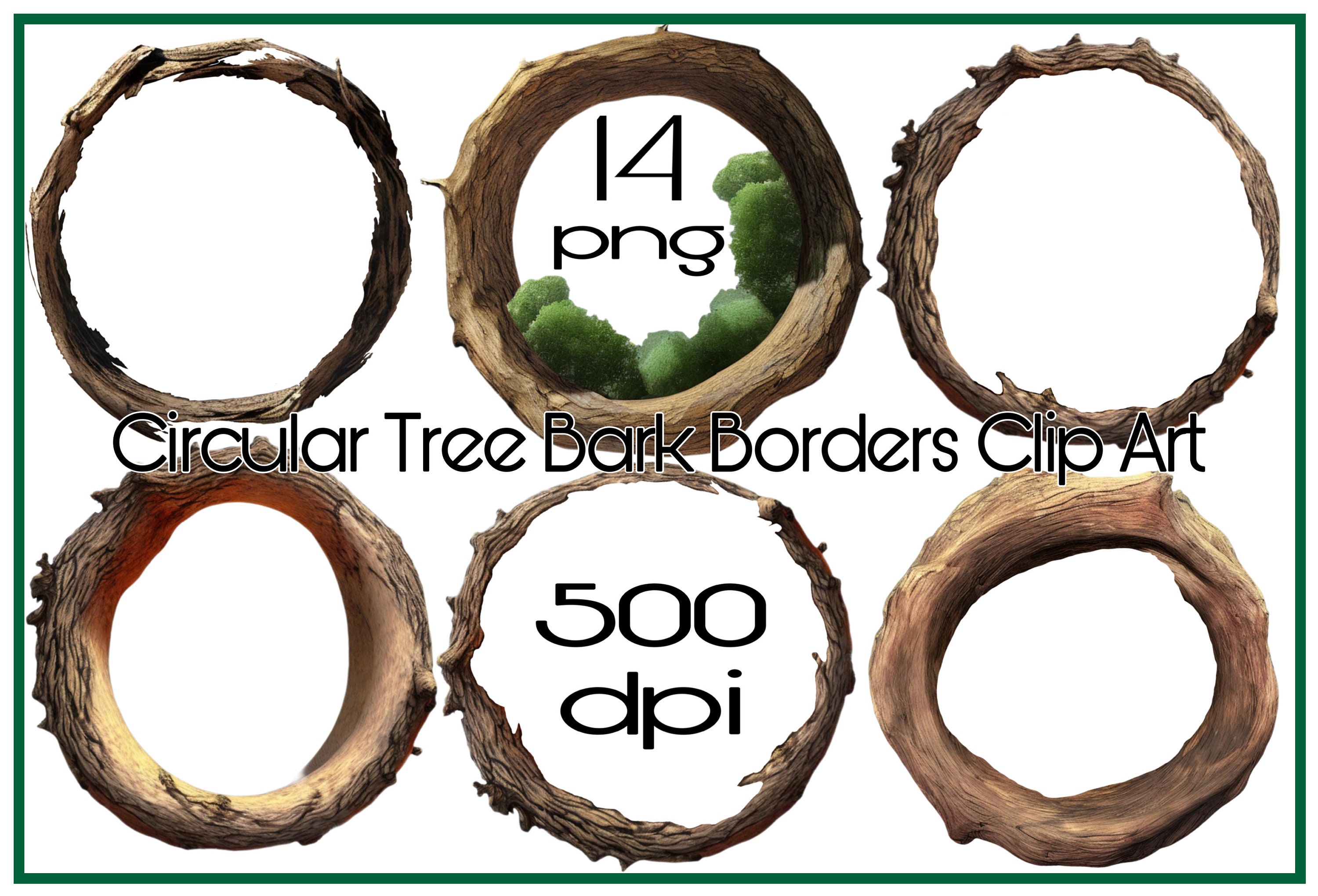 Circle Frames Png, Border Clipart, Twisted Tree Branch Border, Elegant ...