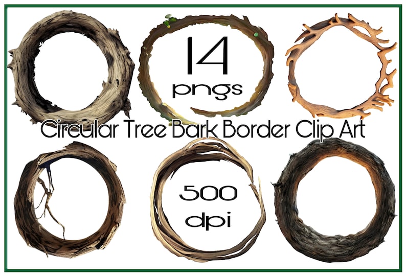 Circle Frames Png, Border Clipart, Twisted Tree Branch Border, Elegant ...