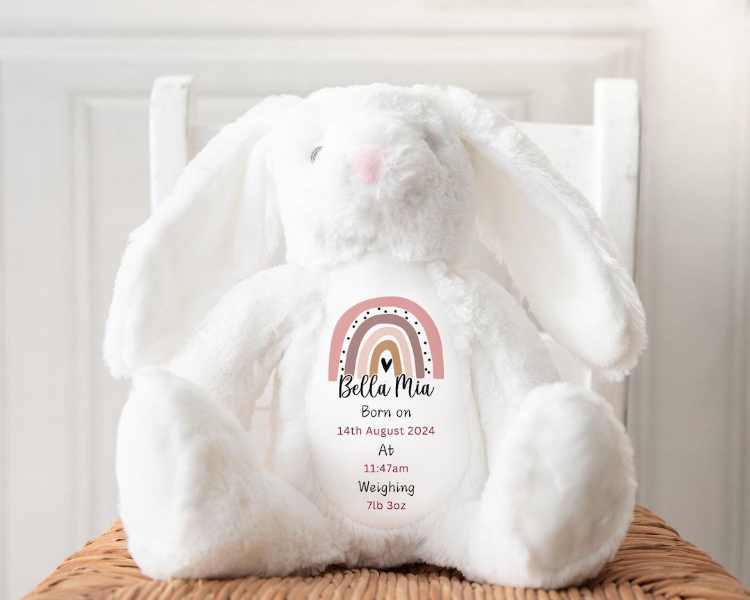 Personalised Teddy | New Baby Gift | Peter Rabbit | Flopsy | Gifts for ...