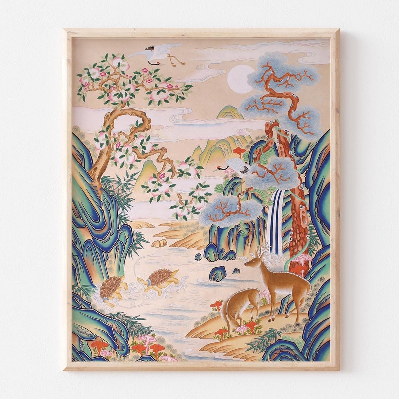 Korean Mask Wall Art - Etsy