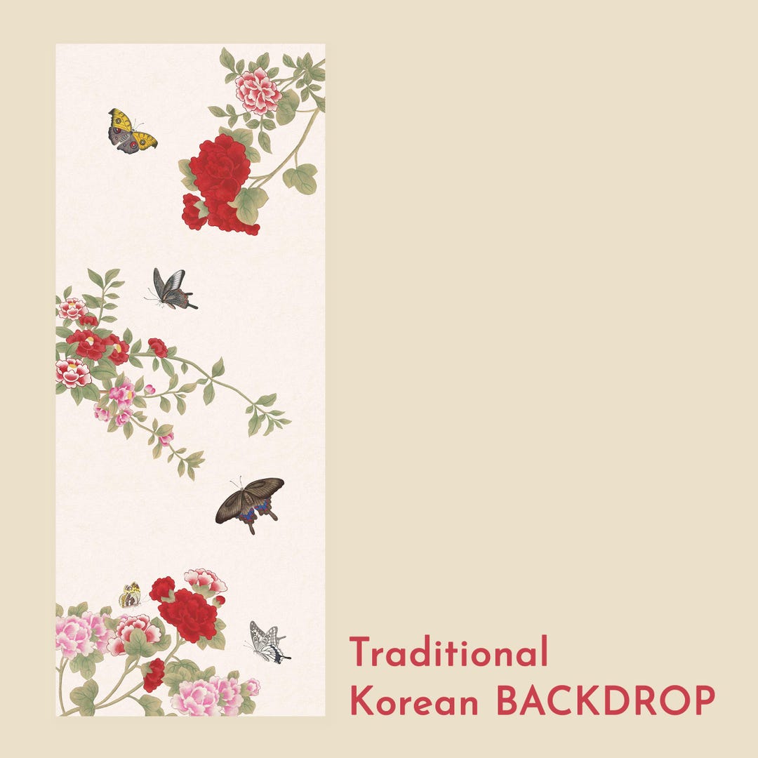 Korean Backdrop, Korean Traditional Banner - Etsy