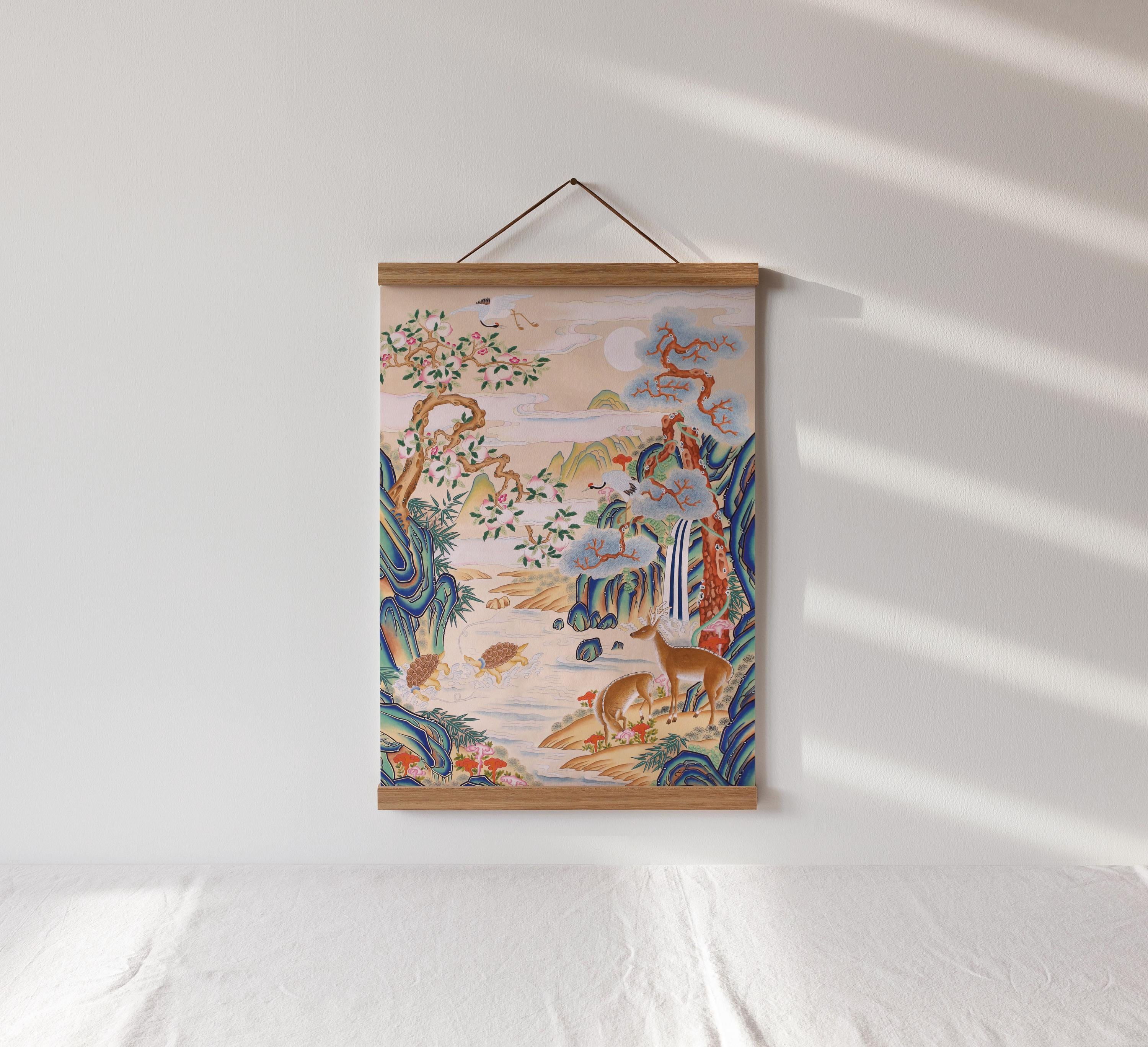 Ten Symbols of Longevity Korean Art Print (digital Download) - Etsy