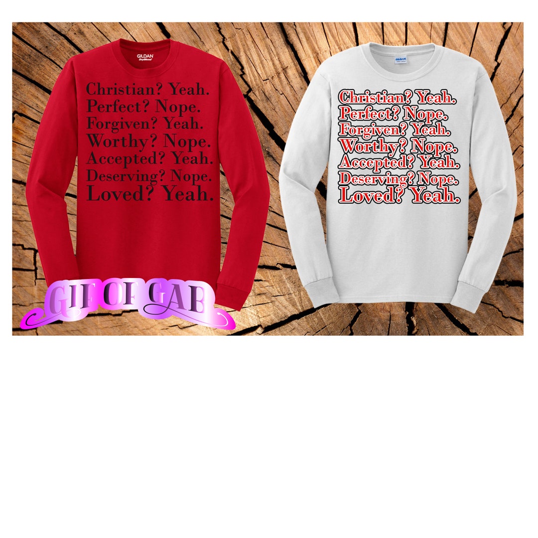 Christian Yeah Svg| Christian Yeah Shadow| Christian Inspirational|svg ...