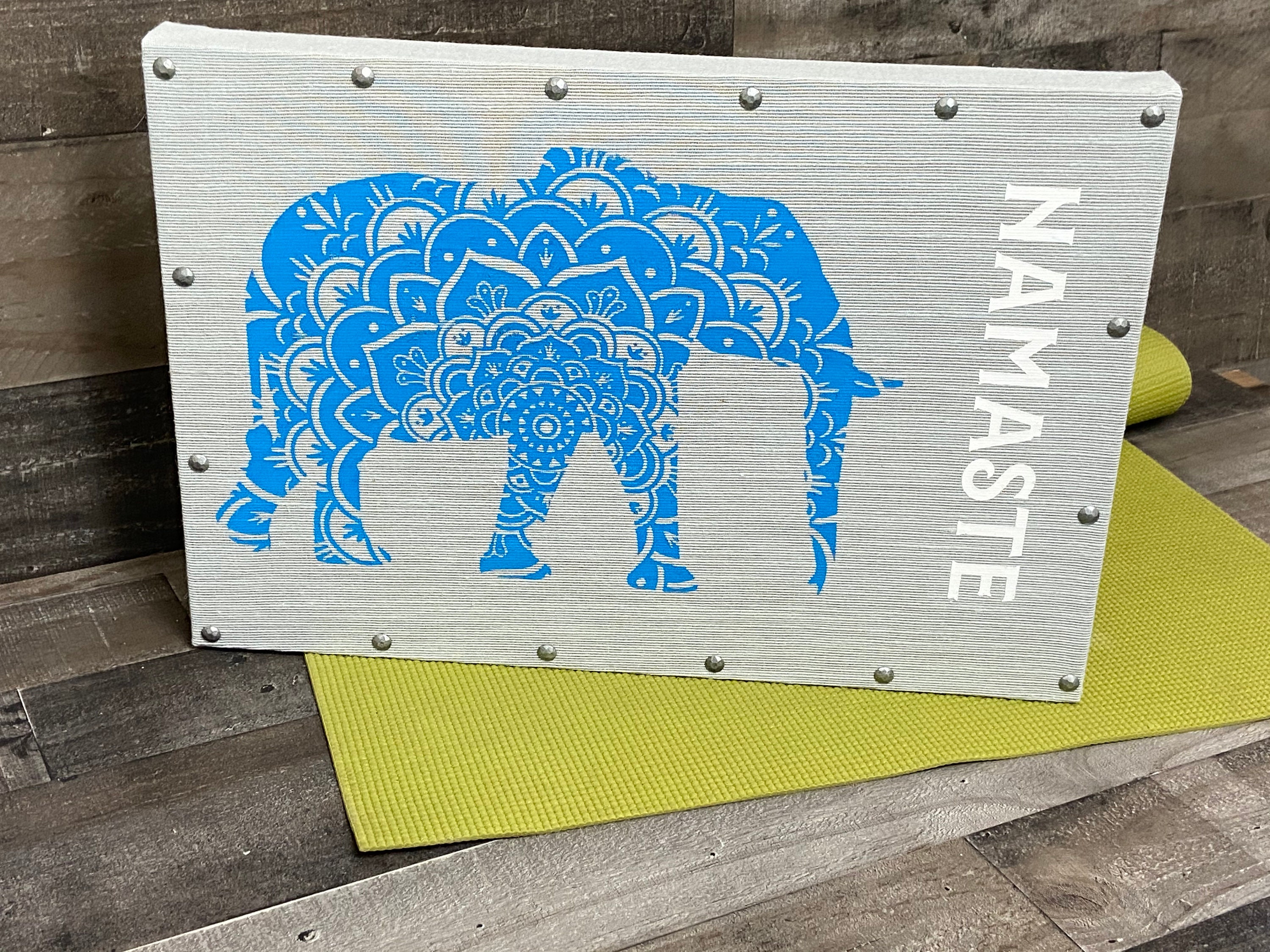 Namaste Elephant Frame, Art, Wall Decor, Peace - Etsy