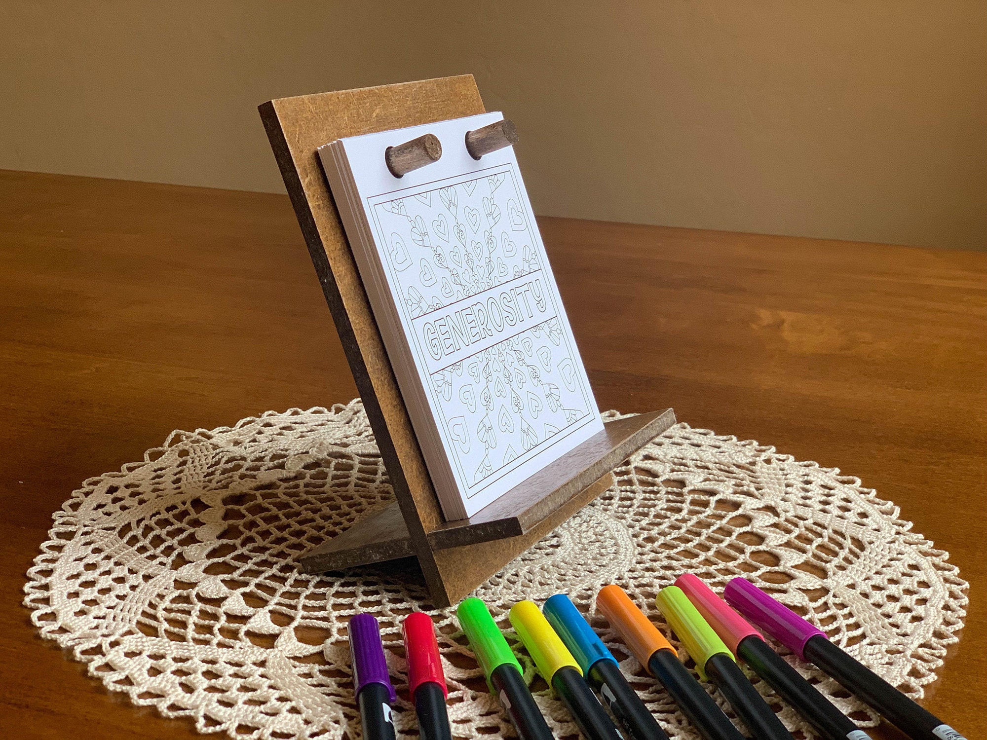 Mindfulness Cards Deck With Stand Positive Affirmation & Daily Focus ...