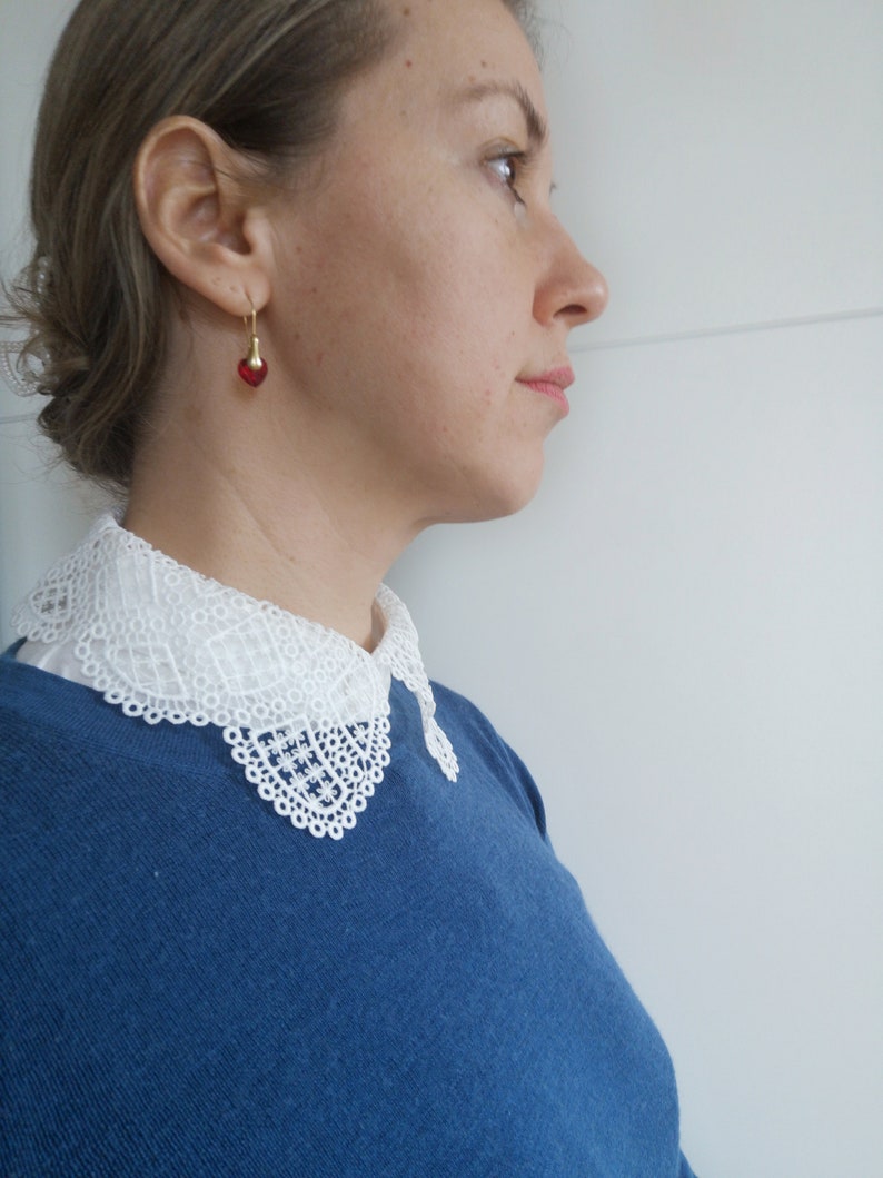 Lace Collar, Lace Detachable Collar, Fake Lace T-shirt - Etsy
