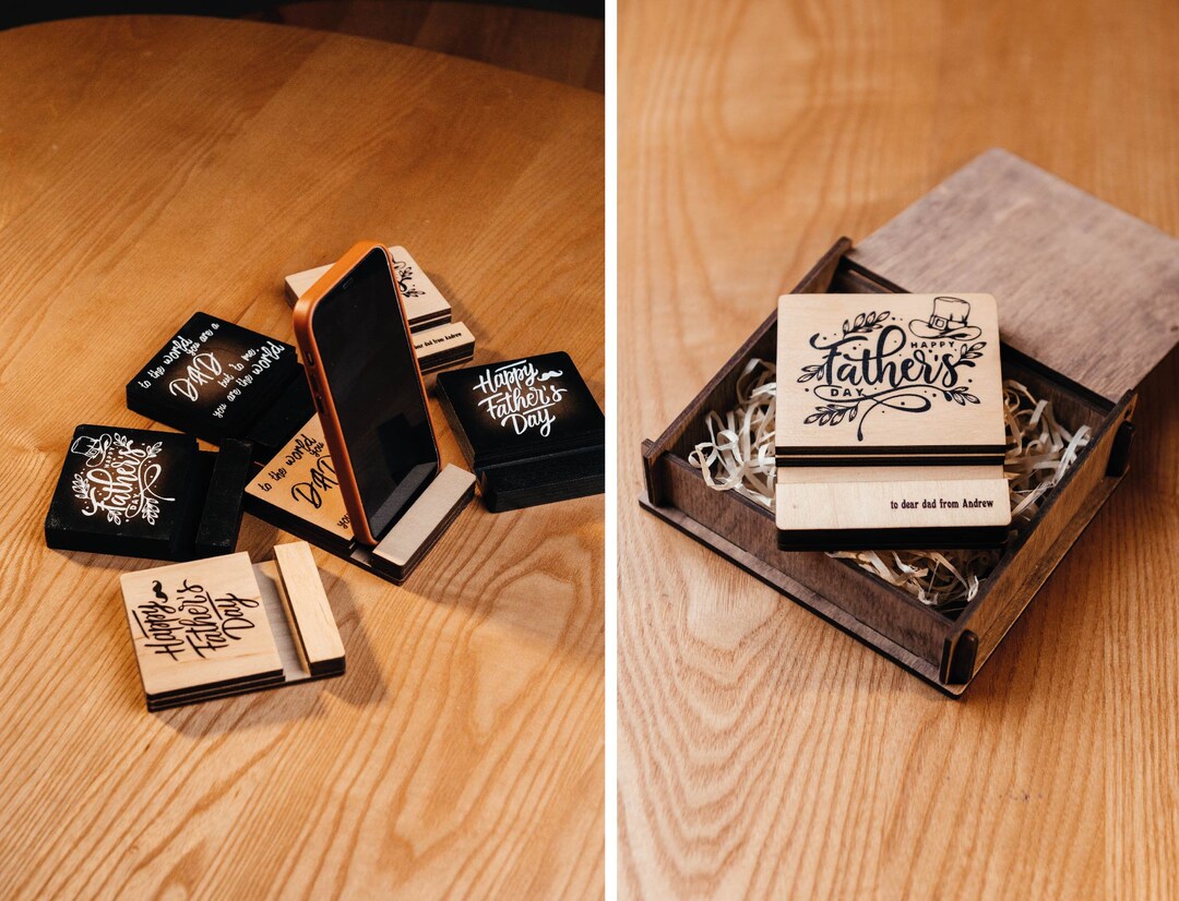 Wooden Phone, Stand Mobile Holder, Station Desk, Wood Standing, Dock ...