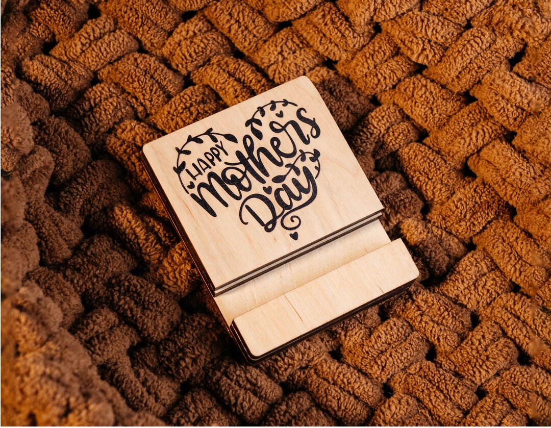 Wooden Phone, Stand Mobile Holder, Station Desk, Wood Standing, Dock ...