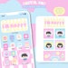 Pastel Pop Ios Android App Icons, Cute Phone Theme Pastel Wallpaper ...