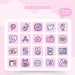 Pink Bunny Ios Android Cute App Icons Wallpaper Kawaii Ios App Icon ...