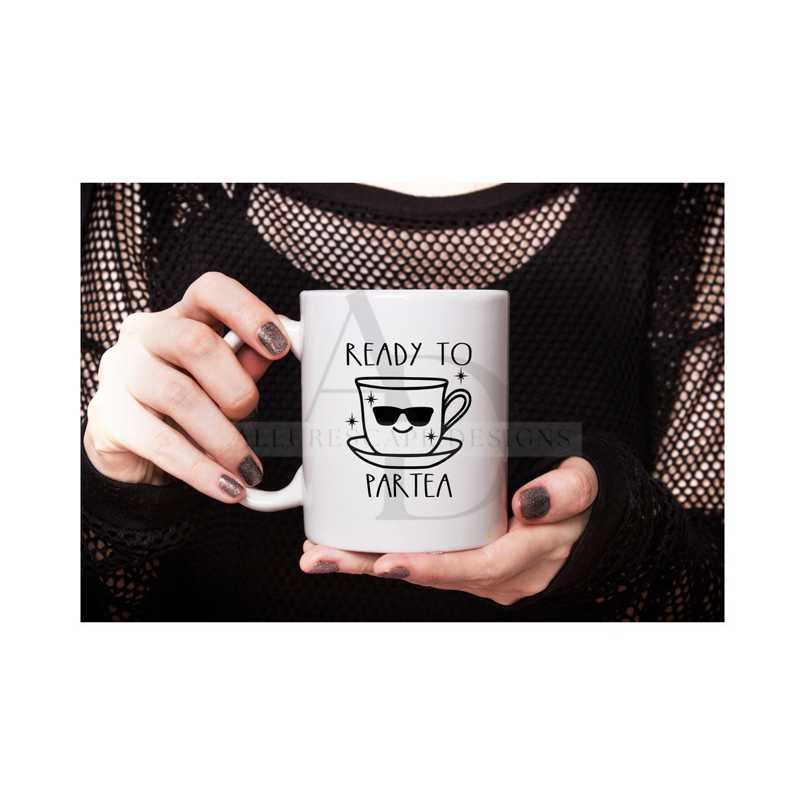 Ready to Partea SVG Tea/coffee Mug SVG Humour Quote Svg Kitchen Svg ...