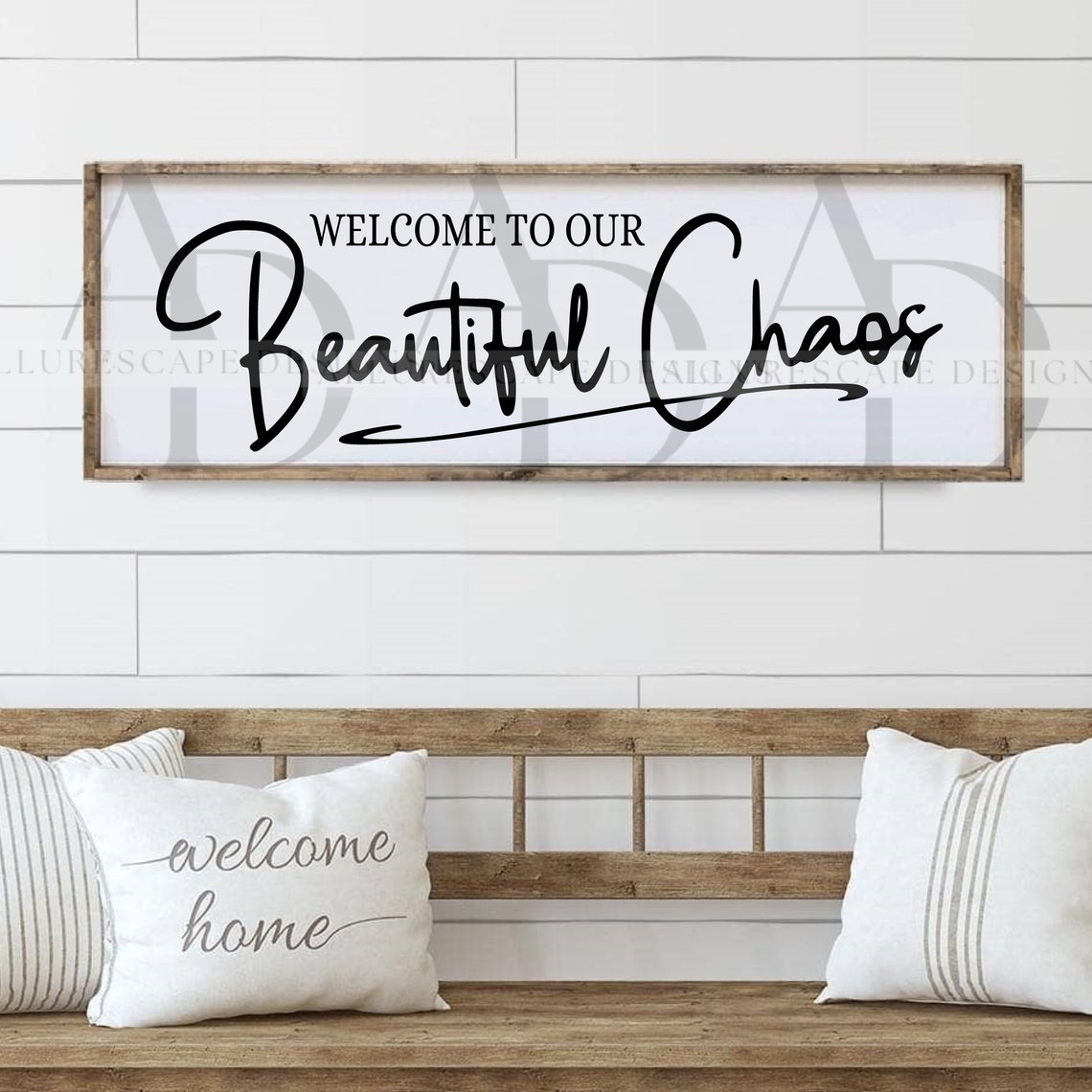 Welcome to Our Beautiful Chaos SVG | Welcome Quote | Family Quote ...