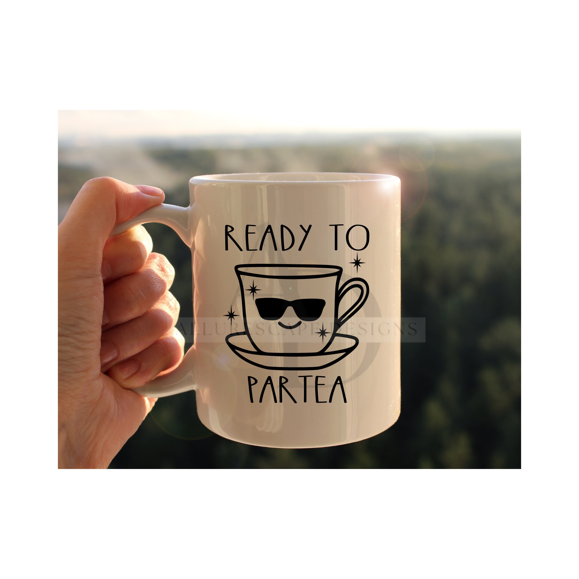 Ready to Partea SVG | Tea/coffee Mug SVG | Humour Quote Svg | Kitchen ...