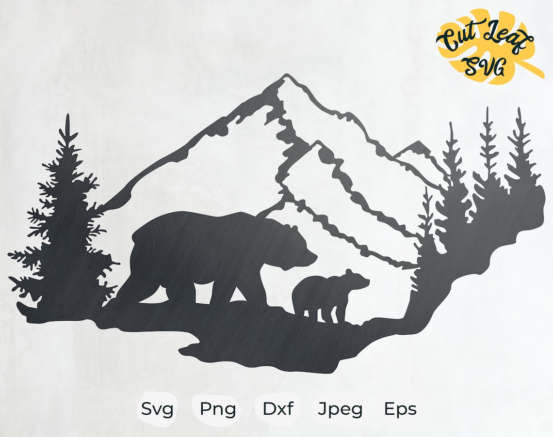 Bears SVG DXF Cut Files Dxf Files for Plasma Cnc Files for - Etsy
