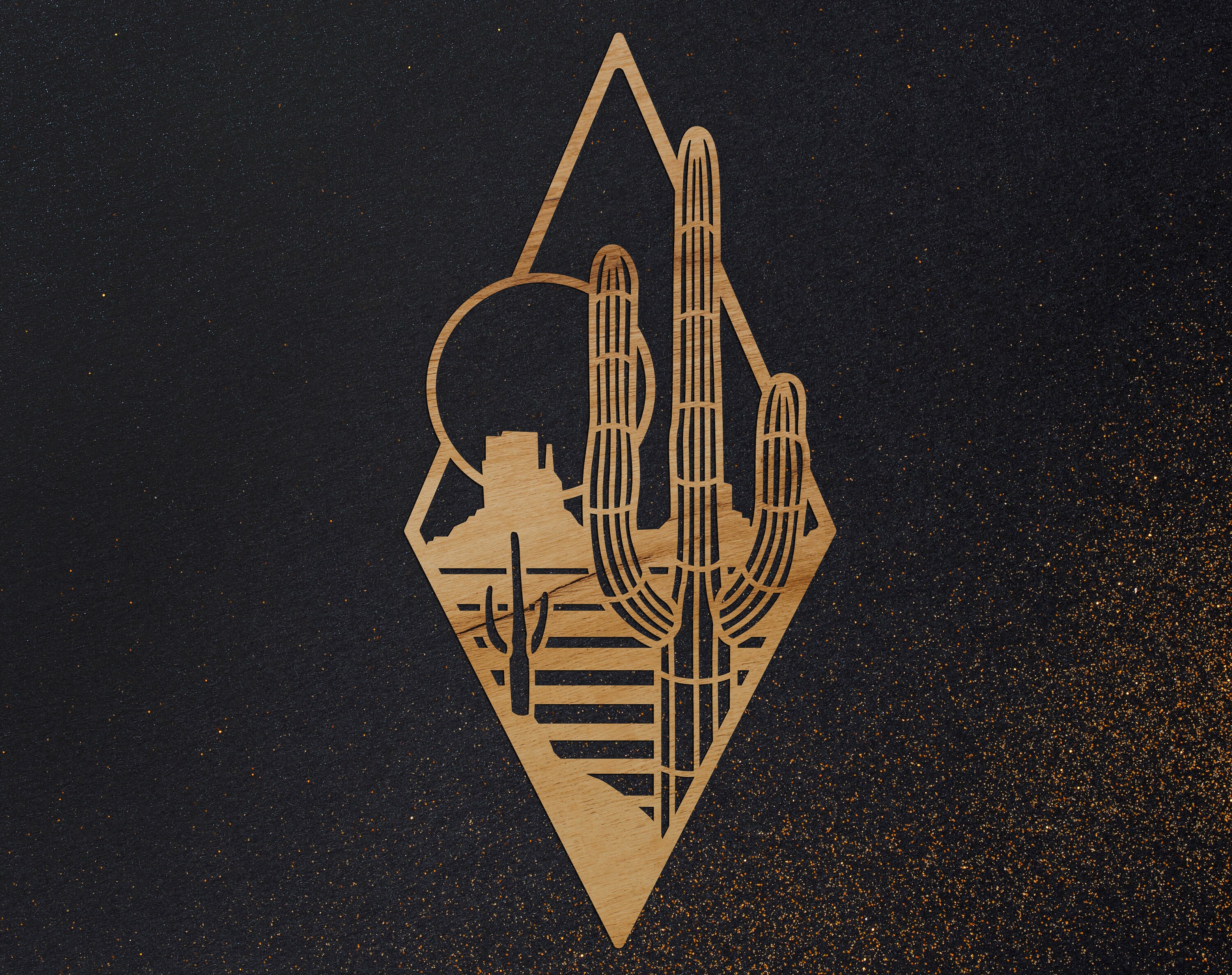 Cactus DXF SVG Metal Wall Art Laser Cut Files, Western Cnc Router File ...